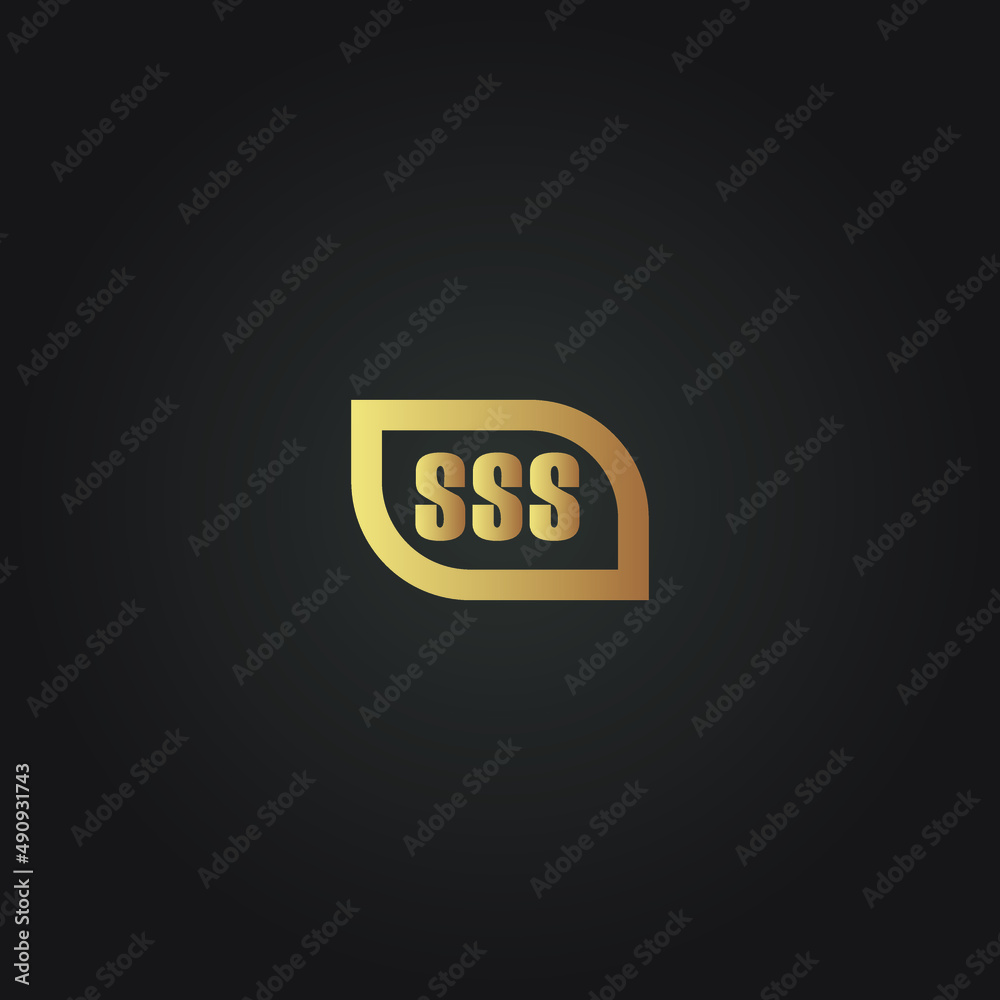 SSS letter design for logo and icon.vector illustration. Stock Vector ...