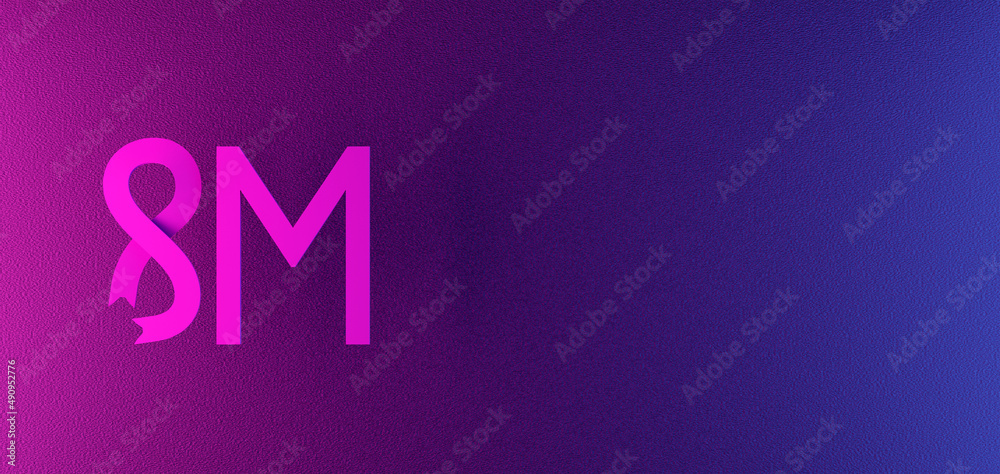 Photo & Art Print Fondo abstracto en tonos morados para el 8 de marzo ...