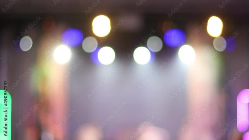 Texture blur and defocus, background for design. Stage color light at a ...