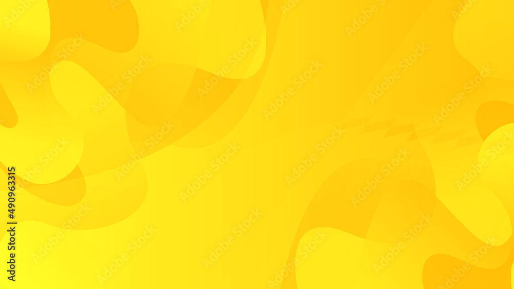 Modern yellow abstract presentation background. Vector illustration ...