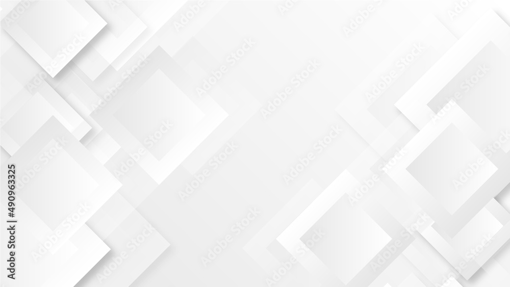 Modern white abstract presentation background. Vector illustration ...