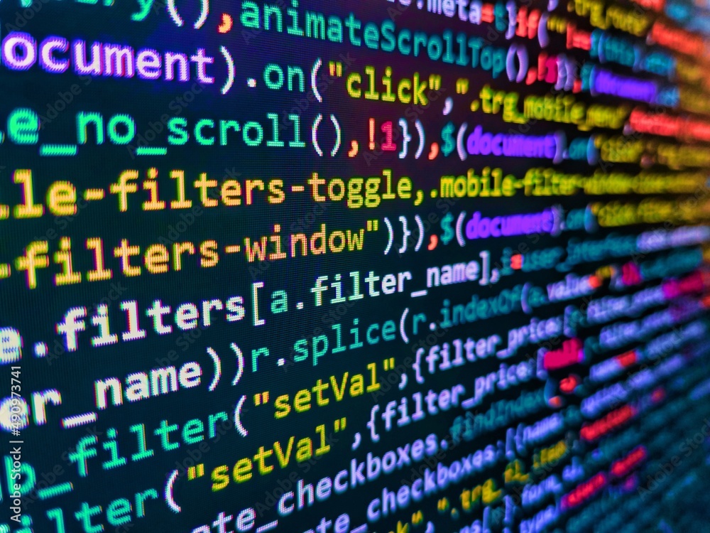 Computer Programming Source Code Programming Code Abstract Technology Background Of Software