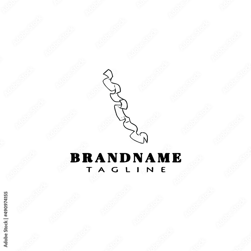 frills logo design template icon black isolated vector illustration ...