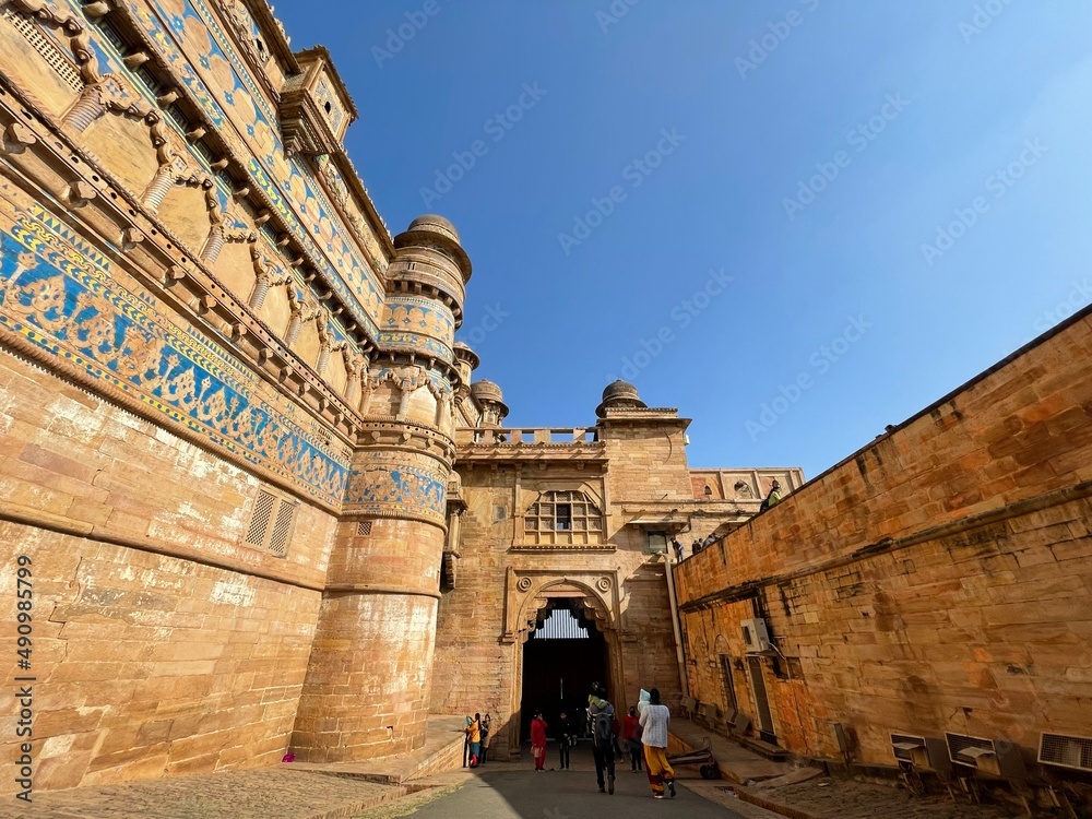 Gwalior Fort | Main Gate Stock Photo | Adobe Stock