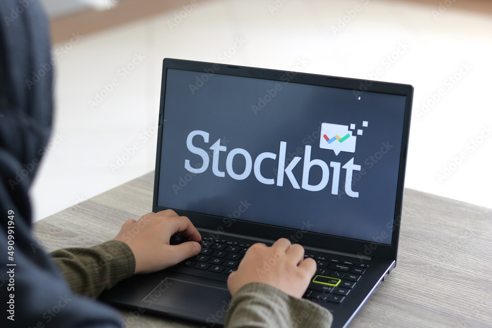 March 06, 2022, Yogyakarta, Indonesia: Stockbit is an application for ...