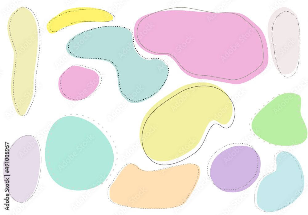 Pastel abstract pattern background. Stock Vector | Adobe Stock