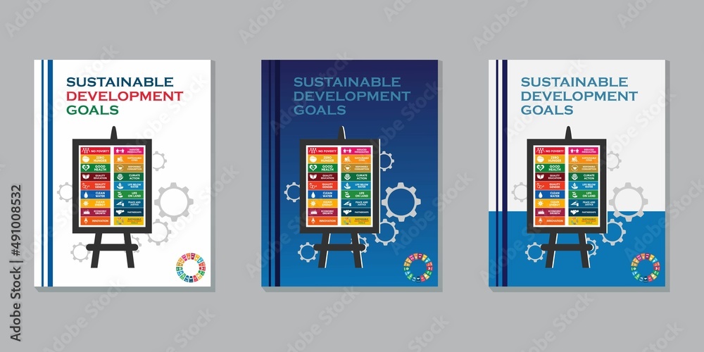 sustainable development goals logo template illustration. suitable your ...