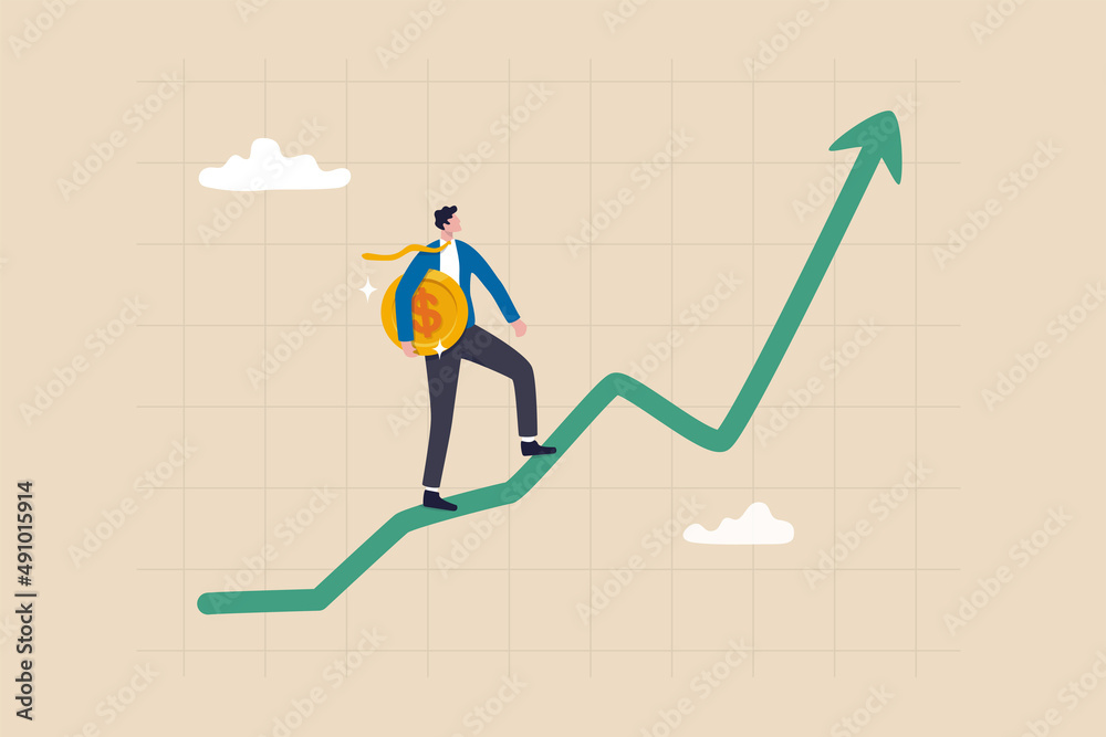 Investment strategy to earn money, plan to invest or wealth management ...
