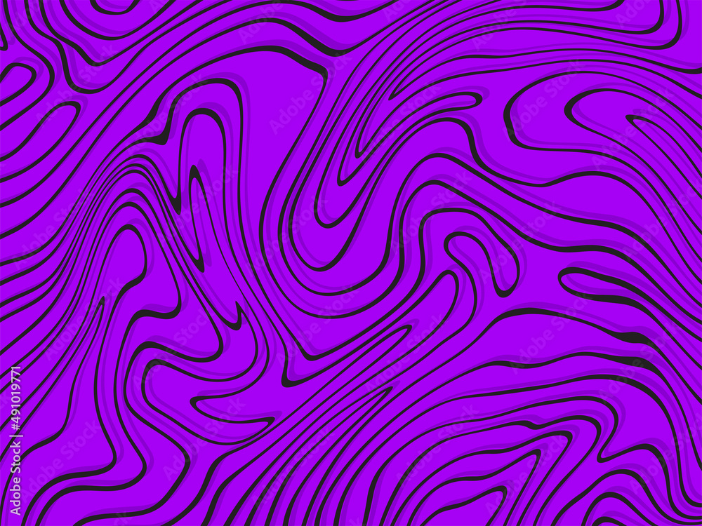Simple purple background with contour line pattern Stock Vector | Adobe ...