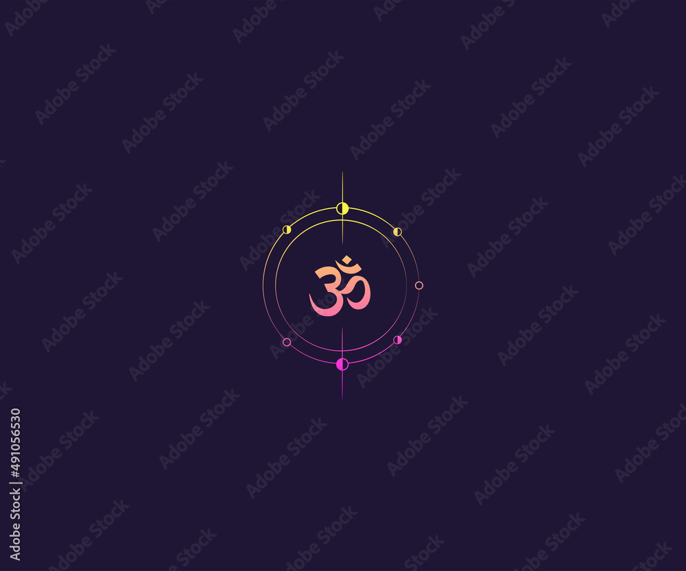 Ohm Logo Design vector Template Stock Vector | Adobe Stock