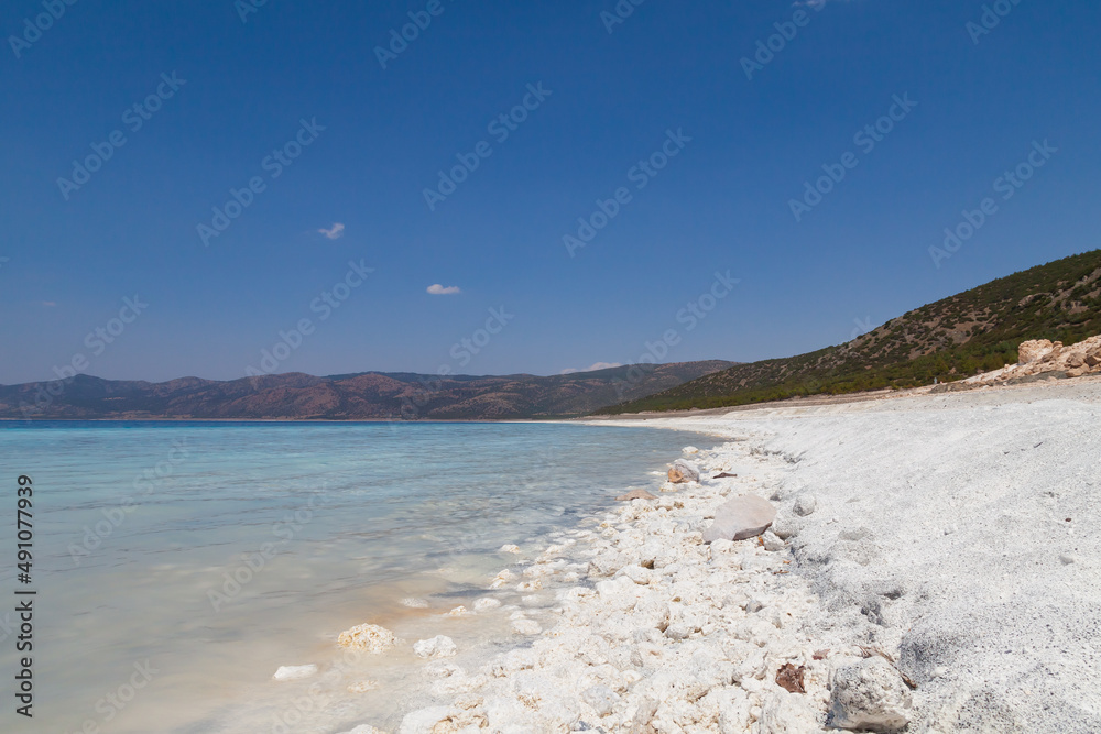 Salda Lake Burdur - The west of Turkey's lakes, a tectonic lake. The ...