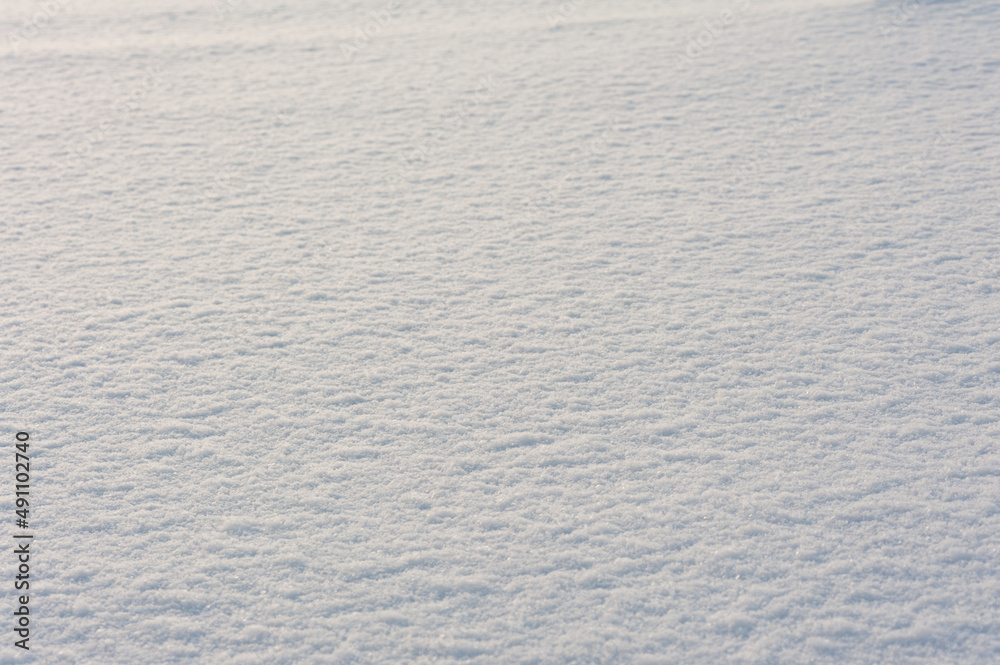 The surface of a clear and fresh snow texture Stock Photo | Adobe Stock