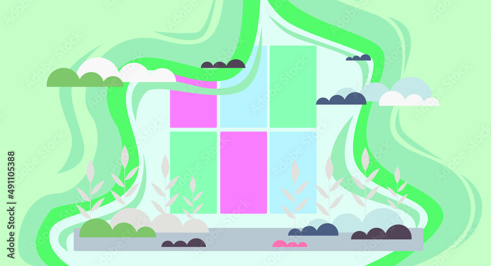 Vetor de Upskilling learn as work educational qualification rise tiny ...