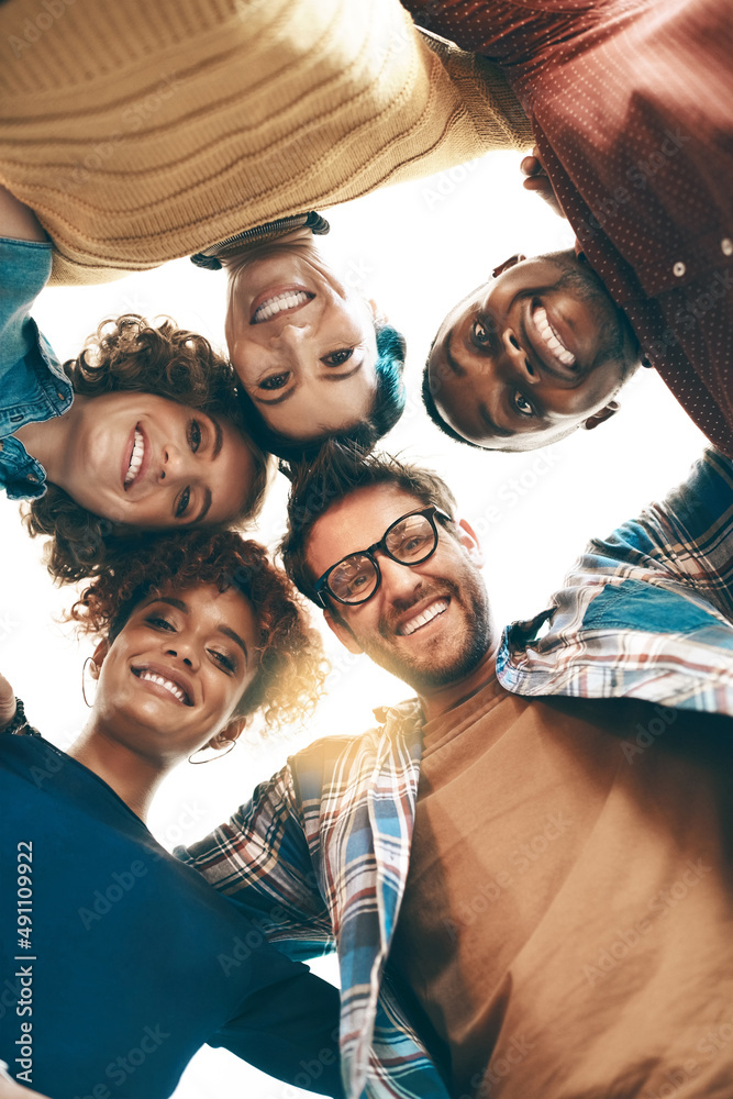 We share a great team dynamic. Portrait of a group of designers ...