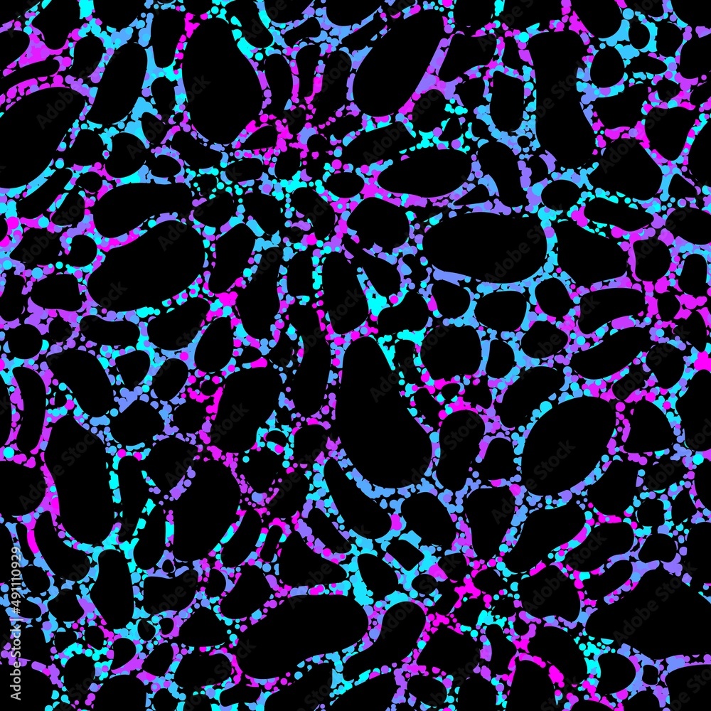 Skin of the alien animal. Spotted texture. Seamless pattern background ...