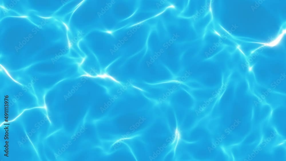 abstract background animation: sea, swimming pool, water (4K, looping ...