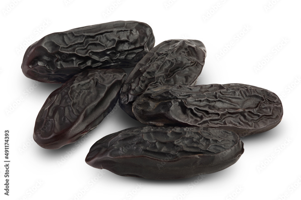 Tonka bean isolated on white background with clipping path and full ...