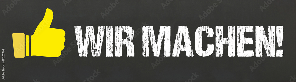 Wir Machen! Stock Illustration | Adobe Stock