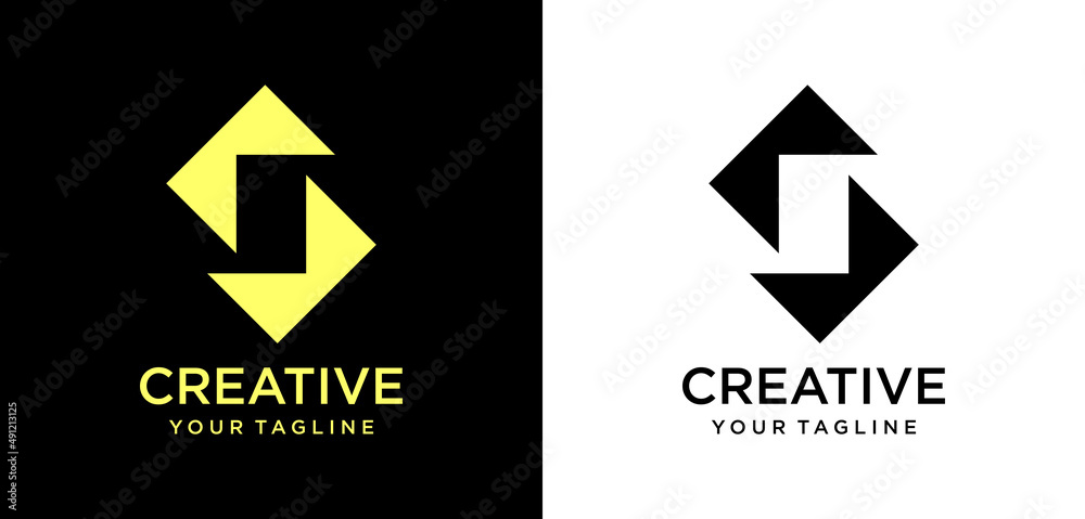 letter S design inspiration Stock Vector | Adobe Stock