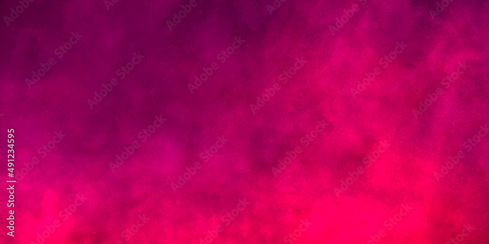 Abstract cosmic fuchsia neon paper textured aquarelle canvas for modern ...