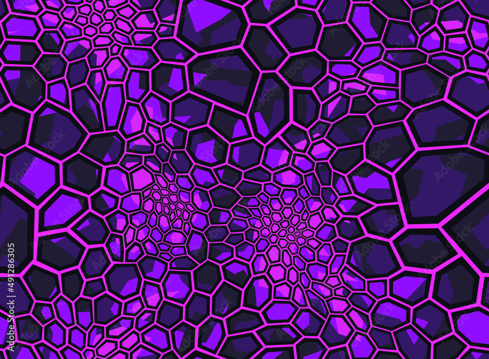 Camouflage geometric seamless pattern hexagonal texture. Abstract ... Camouflage geometric seamless pattern hexagonal texture. Abstract ...
