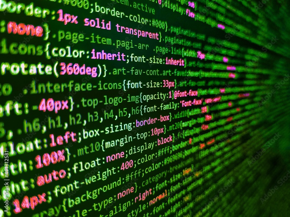 Programmer Occupation Concept Screen Of Experienced Web Developer
