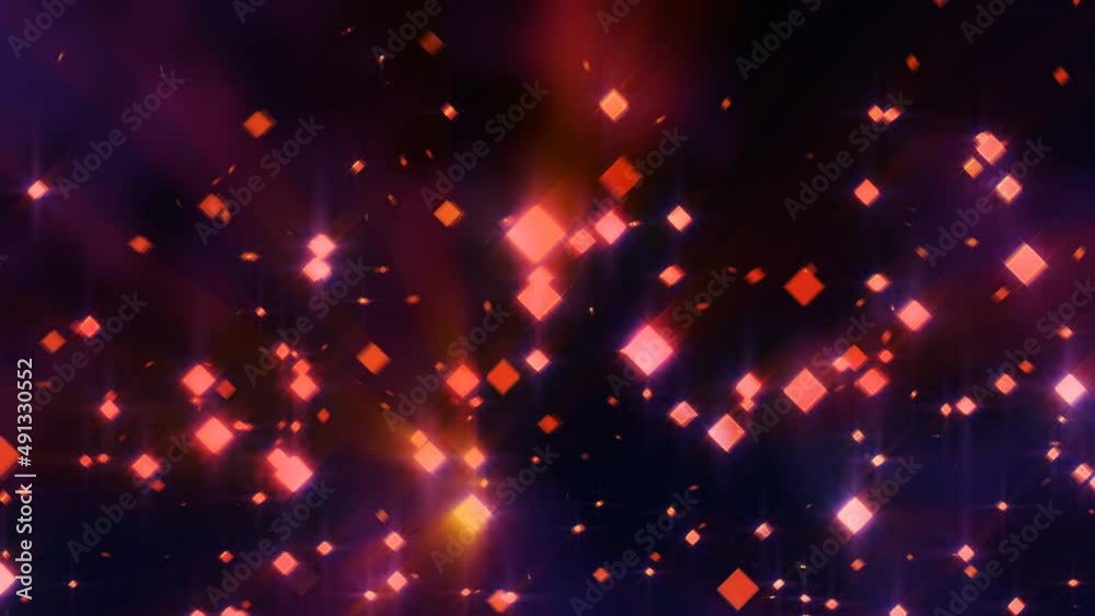 Shimmering diamond shapes on a dark background like colorful lights in ...