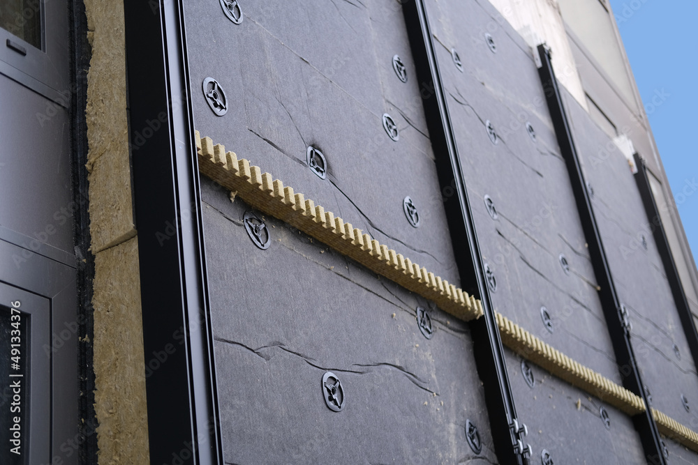 slab insulation, mineral wool slabs of basalt fiber with a reinforcing ...