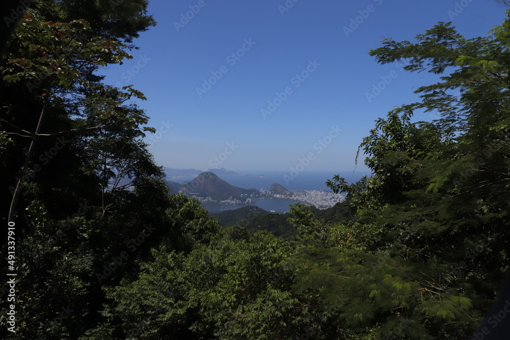 Rio landscape - view from Emperor's Table (Mesa do Imperador ...