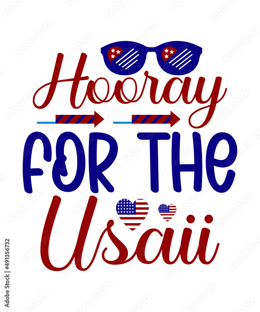 Stockvector Fourth of July Bundle svg, USA Flag Svg, Independence Day ...