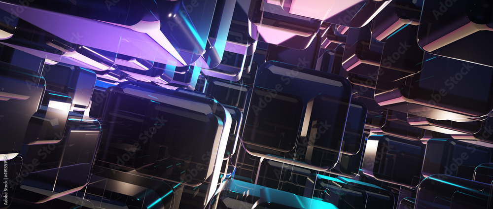 Metaverse technology world concept, Metaverse future cityscape ...