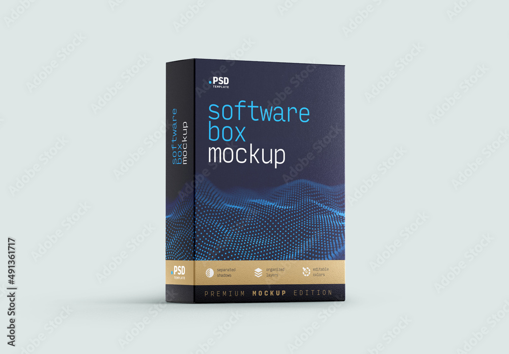Software Box Mockup Stock Template | Adobe Stock