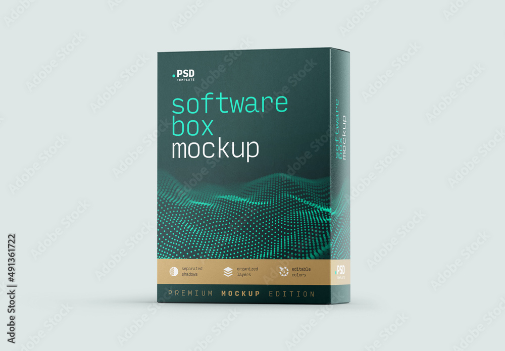 Software Box Mockup Stock Template | Adobe Stock