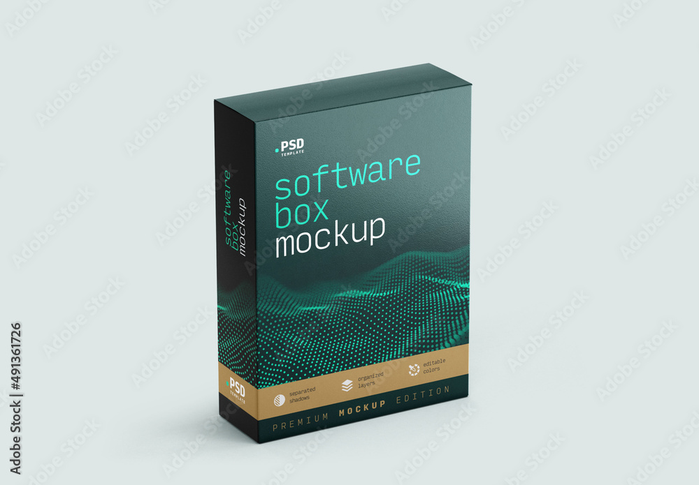 Software Box Mockup Stock Template | Adobe Stock
