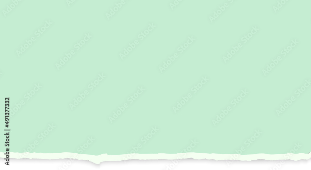 Torn green paper background with space for text Stock Vector | Adobe Stock