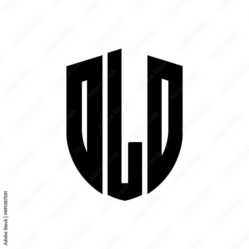 OLO letter logo design. OLO modern letter logo with black background ...
