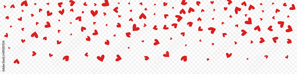 Maroon Color Heart Vector Panoramic Transparent Stock Vector | Adobe Stock