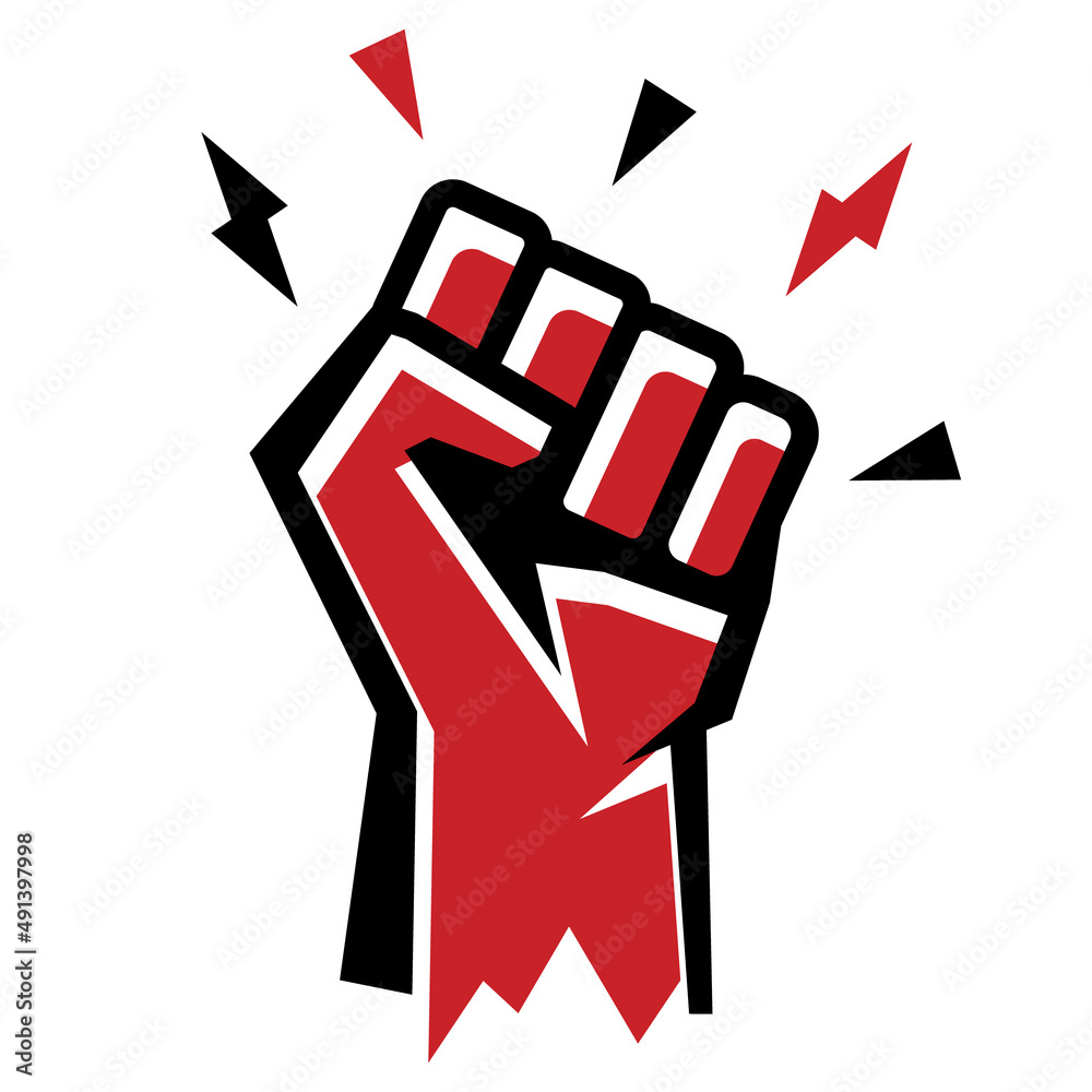 Hands clenched power strength icon. Fist sign. Vector illustration ... Hands clenched power strength icon. Fist sign. Vector illustration ...