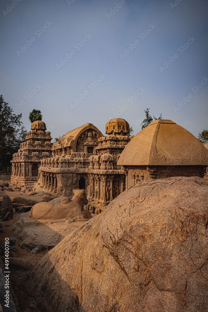 Exclusive Monolithic - Five Rathas or Panch Rathas are UNESCO World ...