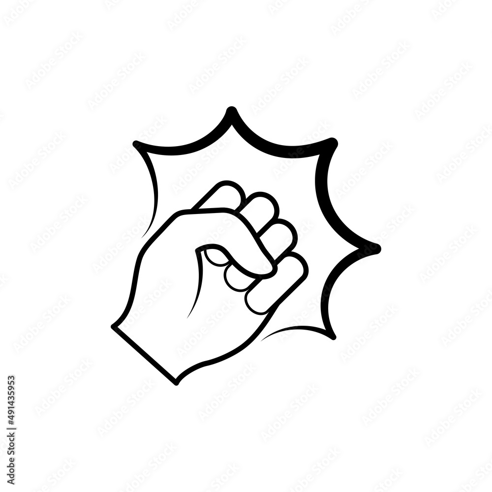 Punch icon design template vector isolated illustration Stock Vector ...