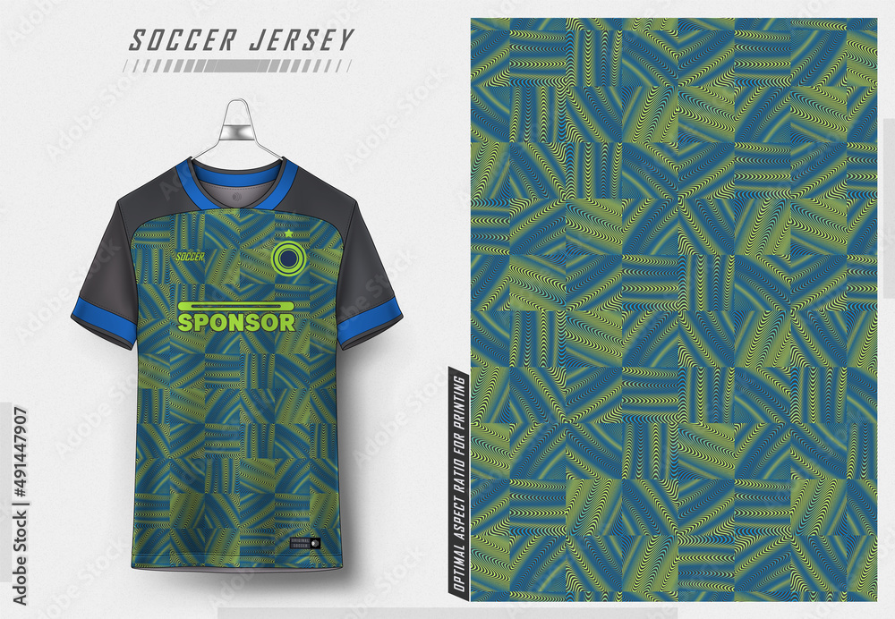 Soccer jersey design for sublimation Stock Vector | Adobe Stock
