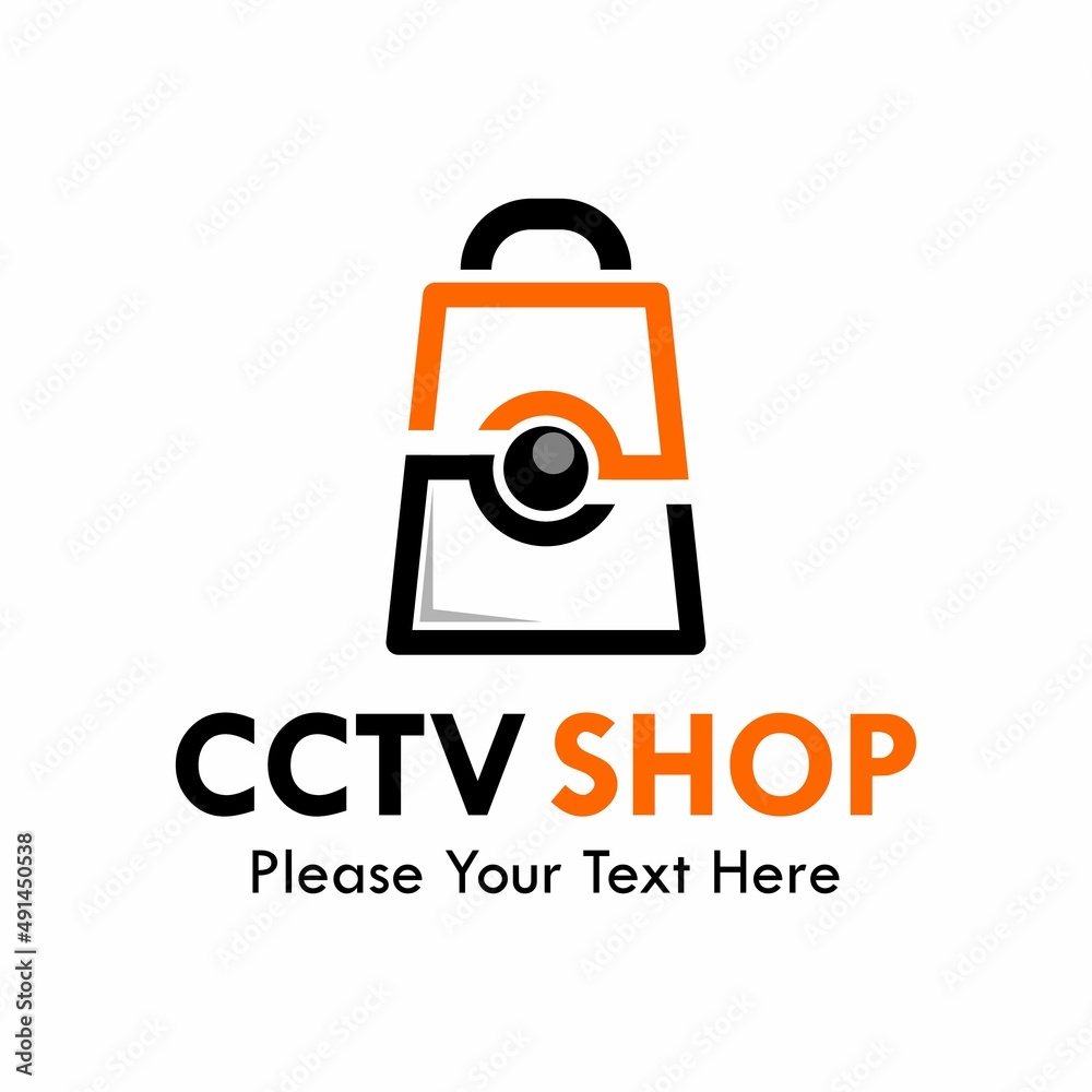 CCTV shop logo template illustration Stock Vector | Adobe Stock