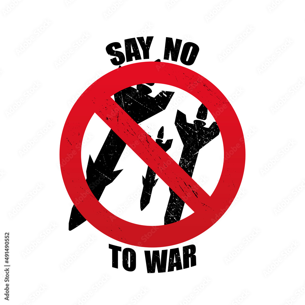 Stop bombing and say no to the war poster. Message to stop the war ...