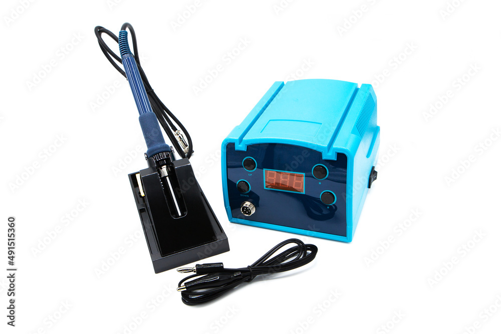 Heat adjustable soldering iron. Induction soldering station, heating ...
