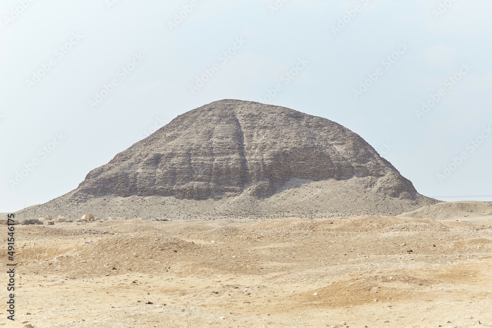 The Pyramid of Hawara, Most Known for Its Lost Labyrinth Stock Photo ...