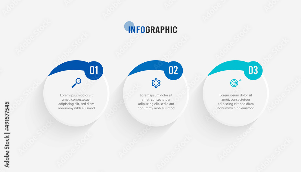 Business data visualization. Process chart. Abstract elements of graph ...