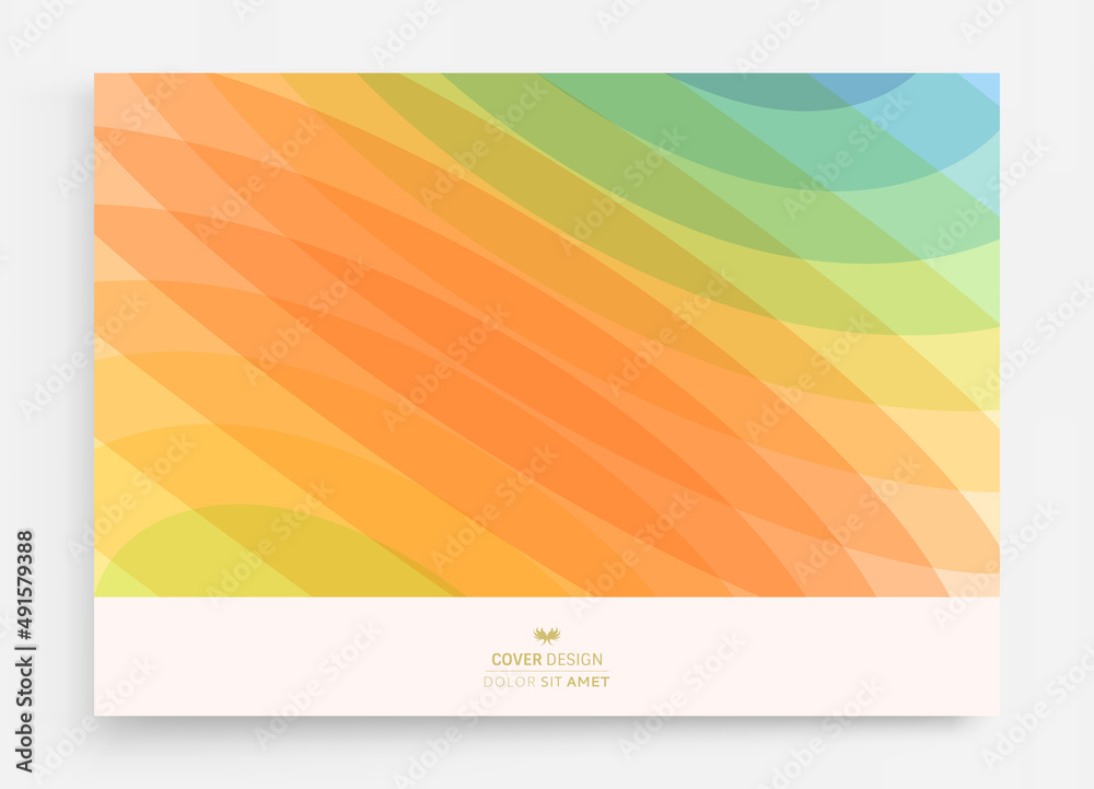 Abstract wavy background with dynamic effect. Modern screen design for ...