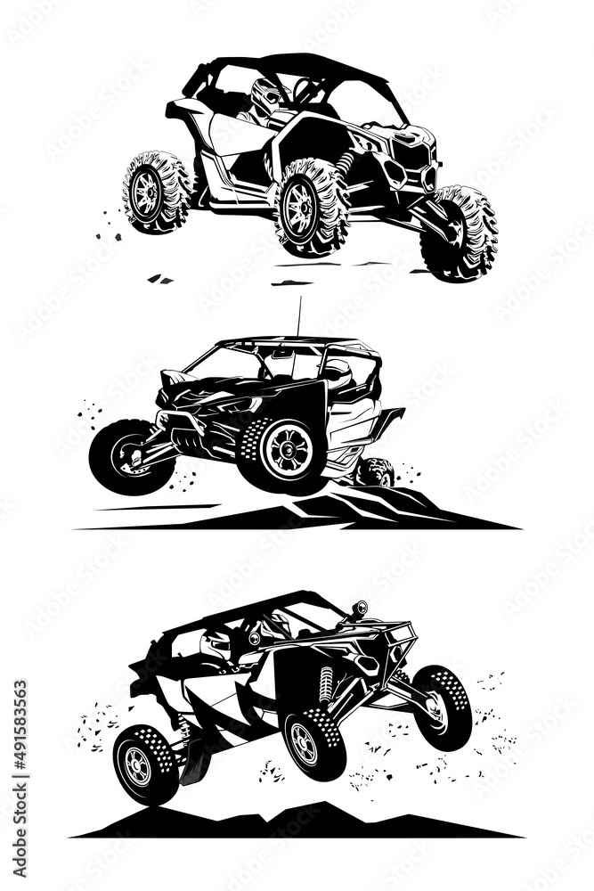 utv logo design icon vector Stock Vector | Adobe Stock