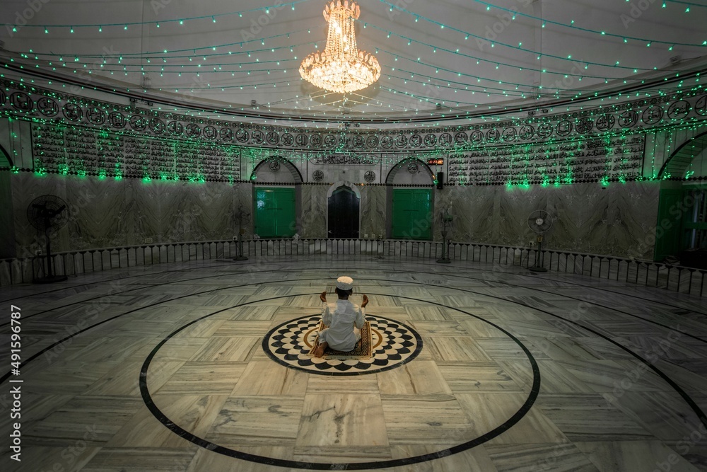 Kayalpatnam, January 2022. A child performing namaz inside the historic ...