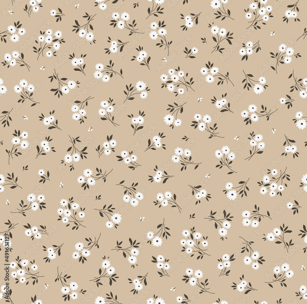 Vintage Flower Design Background